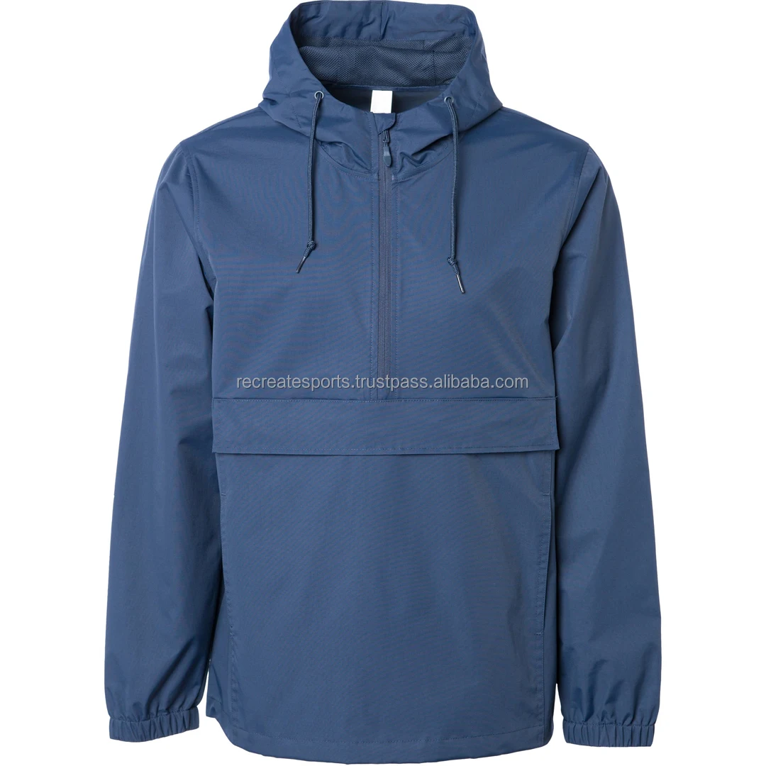 High Quality Custom Unisex Turtleneck Windbreaker Jacket Hot Selling ...