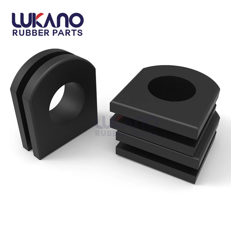 Semicircle molded custom silicone rubber d shaped grommet| Alibaba.com