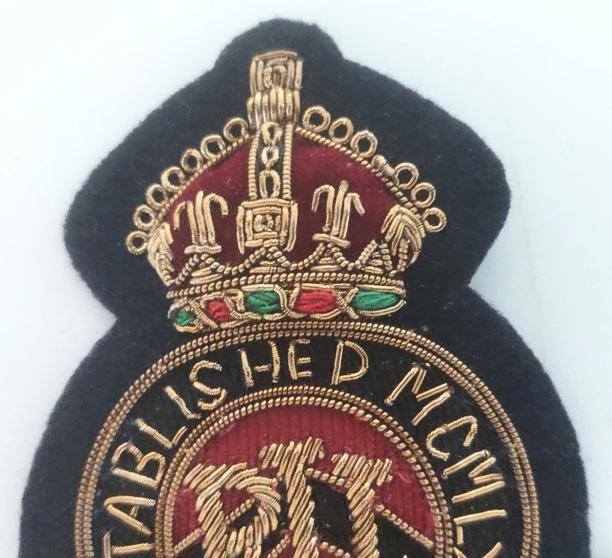 Custom Branded Bullion Kora Badges - Handmade & Embroidered