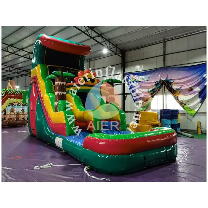 Modern Inflatable Sun Water Slide Kids Inflatable Water Slide For ...