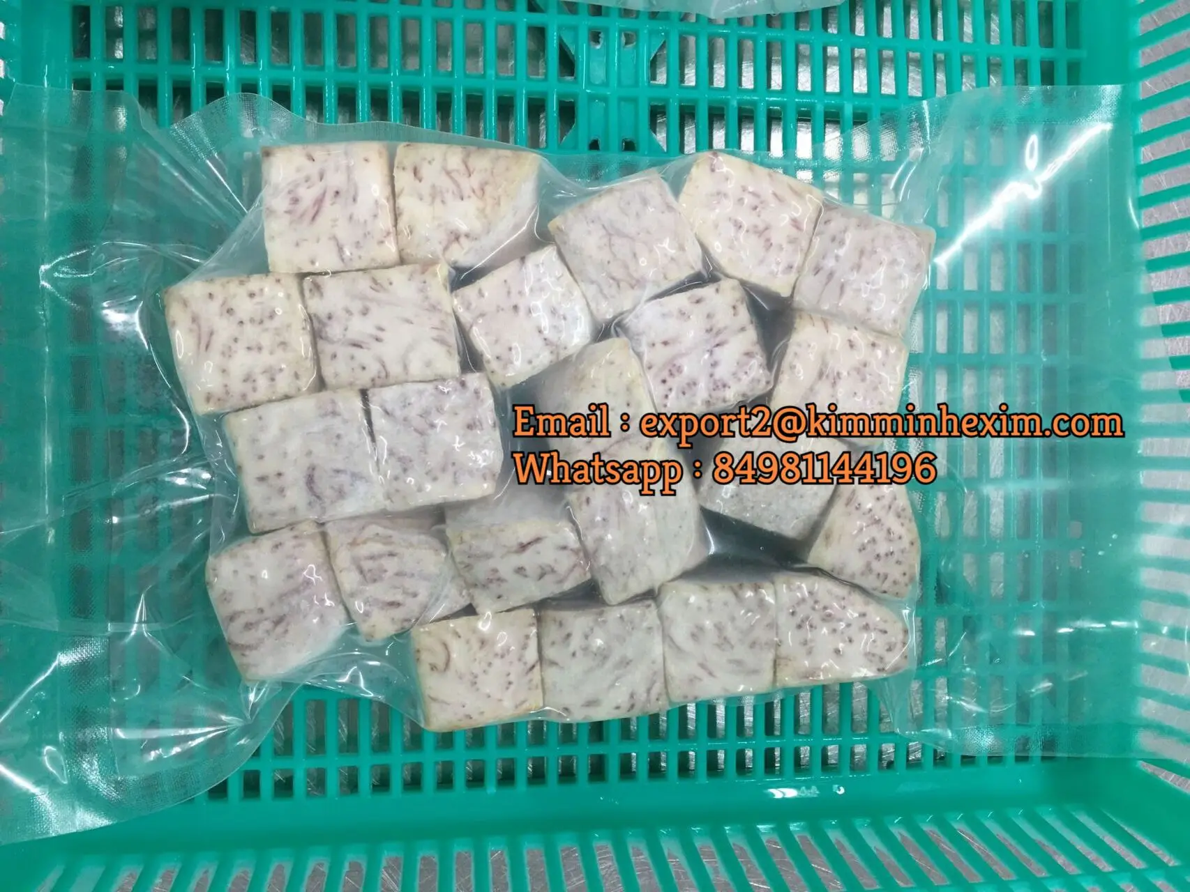 New Harvest 2021 Frozen Taro In Slice Dice Chip Shape Packing Carton ...