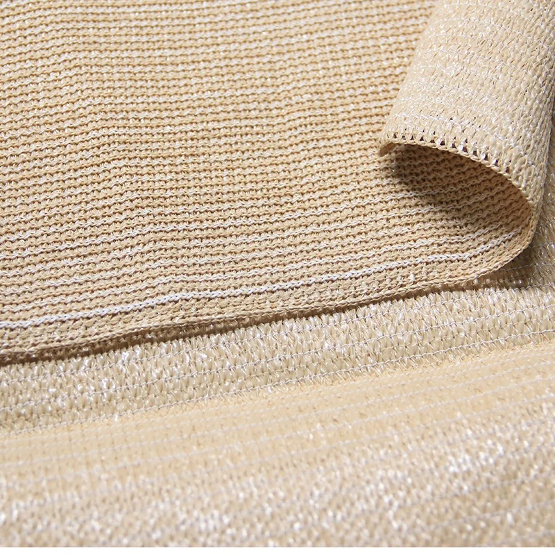100% New Hdpe Shade Cloth Beige Color Sun Shade Net - Buy Hdpe Uv ...