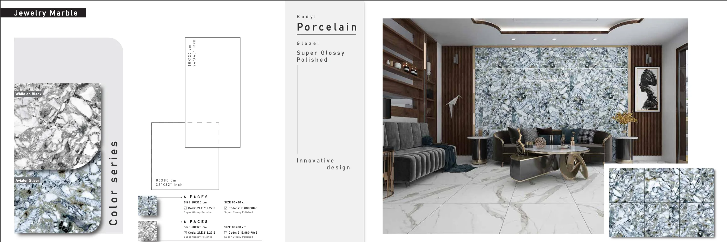 High Quality Floor Tiles 60x120 High Gloss Polished Porcelain Tiles ...