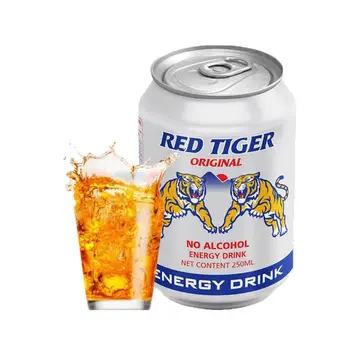 Factory Custom Label White Label Energy Drink 250ml Red Tiger Energy ...