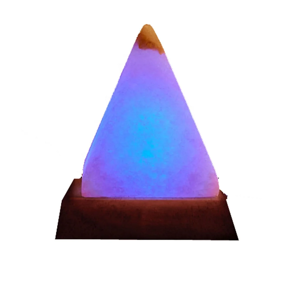 Best Mini Usb Pyramid Blue Salt Stone Lamp Usb Lamp With Customize ...