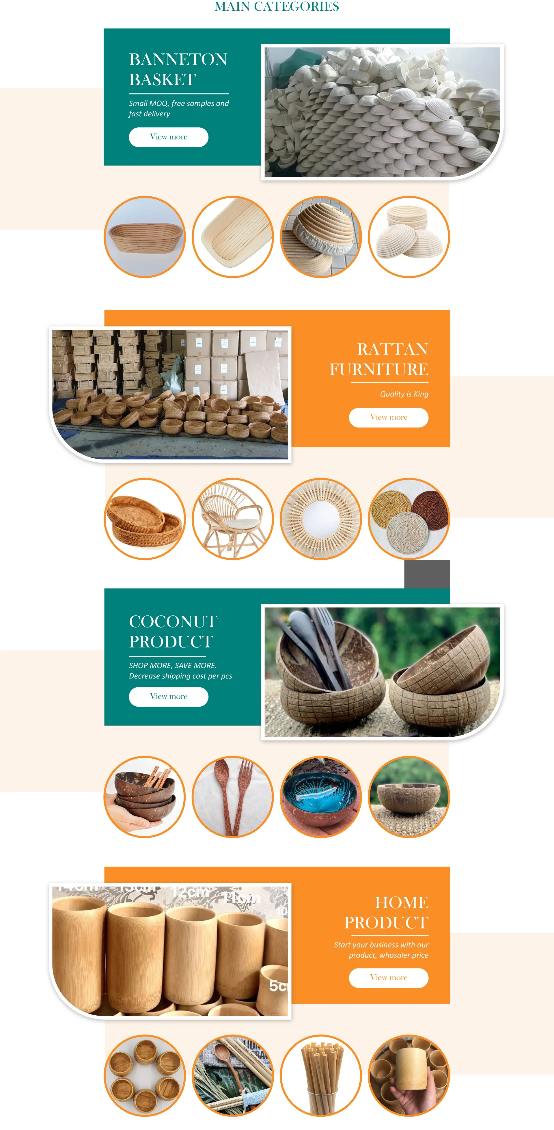 Sustainable Eco Friendly Coco Shell Material Dinnerware Vintage Design ...