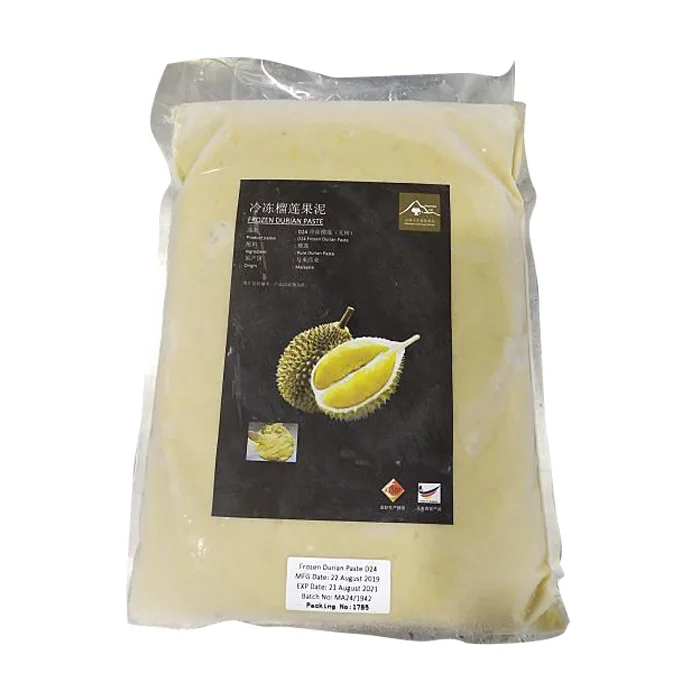 Frozen Durian D24 Paste Pure Durian Frozen Fruit Paste Malaysia ...