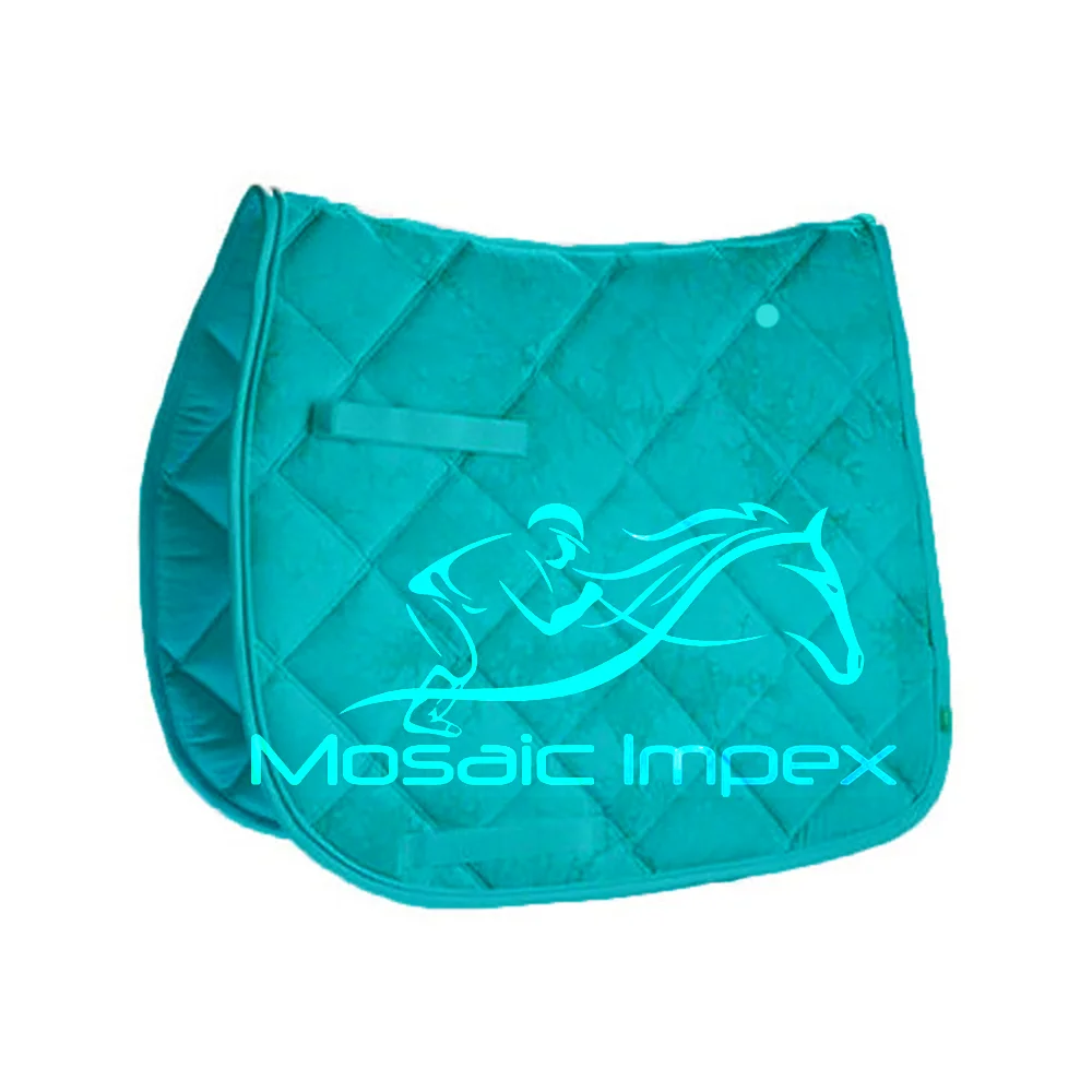 All Colors Custom Printed Quilted English Saddle Pad,Quilted Dressage ...