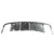 Oem 1648852322 Rear Bumper Molding Trim Strip Chrome Plate Lower Shield ...