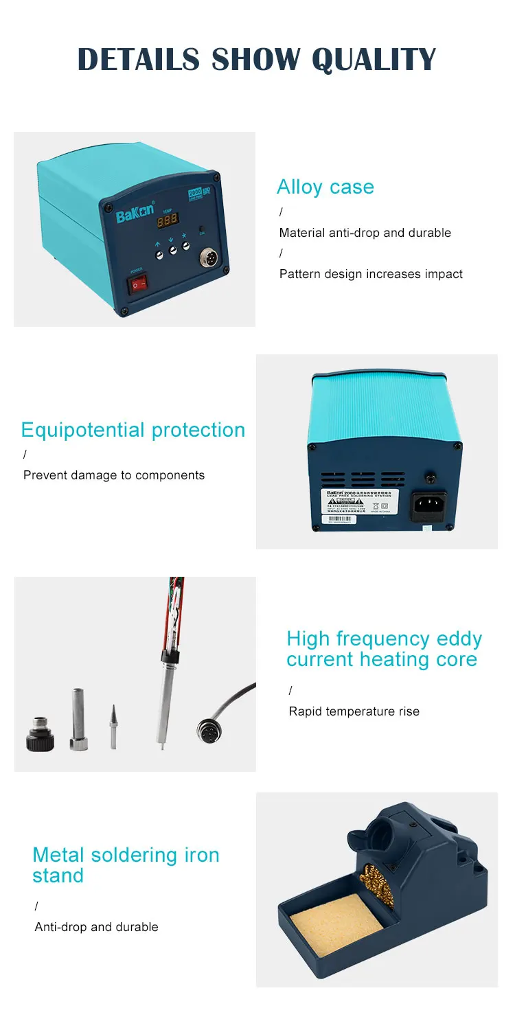 BAKON 120W BK2000 Soldering Station - Intelligent & Lead-free