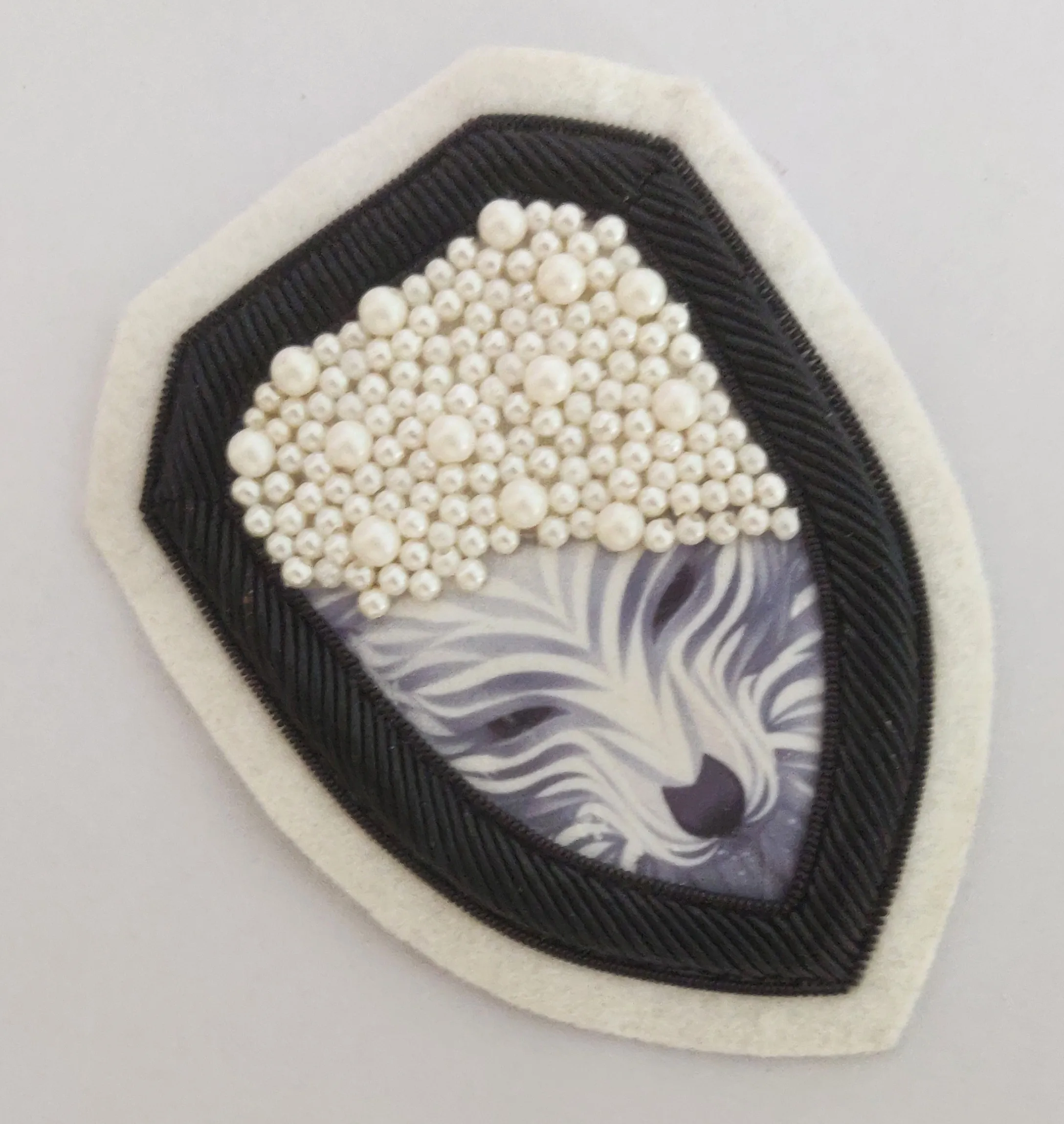 Unique Design Hand Embroidered Hand Crafted Handmade Sew-On Bullion ...
