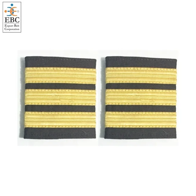 OEM Airline Pilot Shoulder Epaulette - High Quality 4 Bar