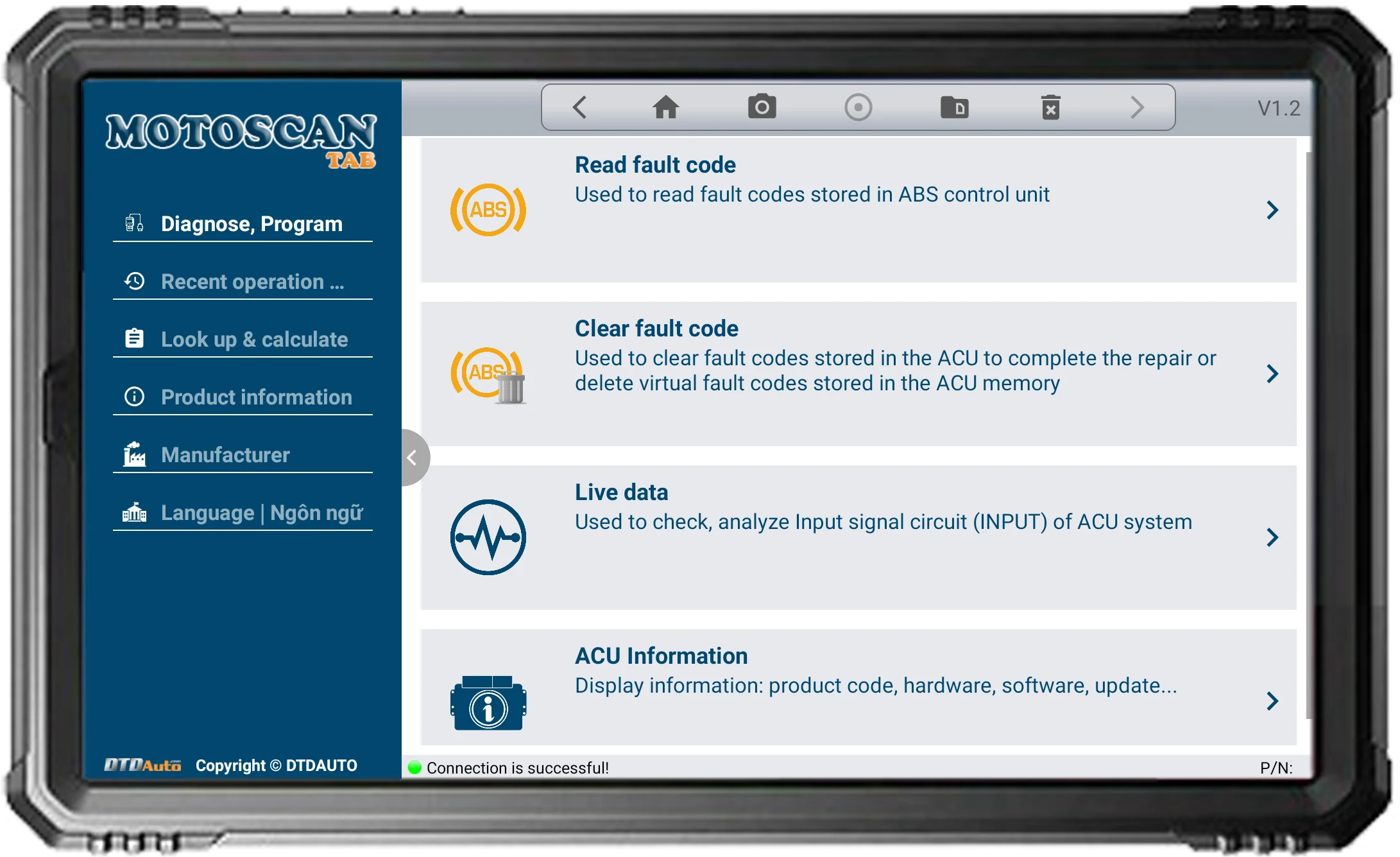 Best Performance Smart Diagnostic Tool Motoscan Tab From Vietnam ...
