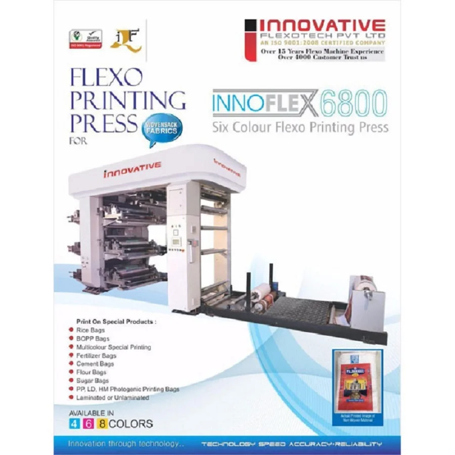 High Speed Multi Color Iso Certified High Speed Flexo Printing Machine ...