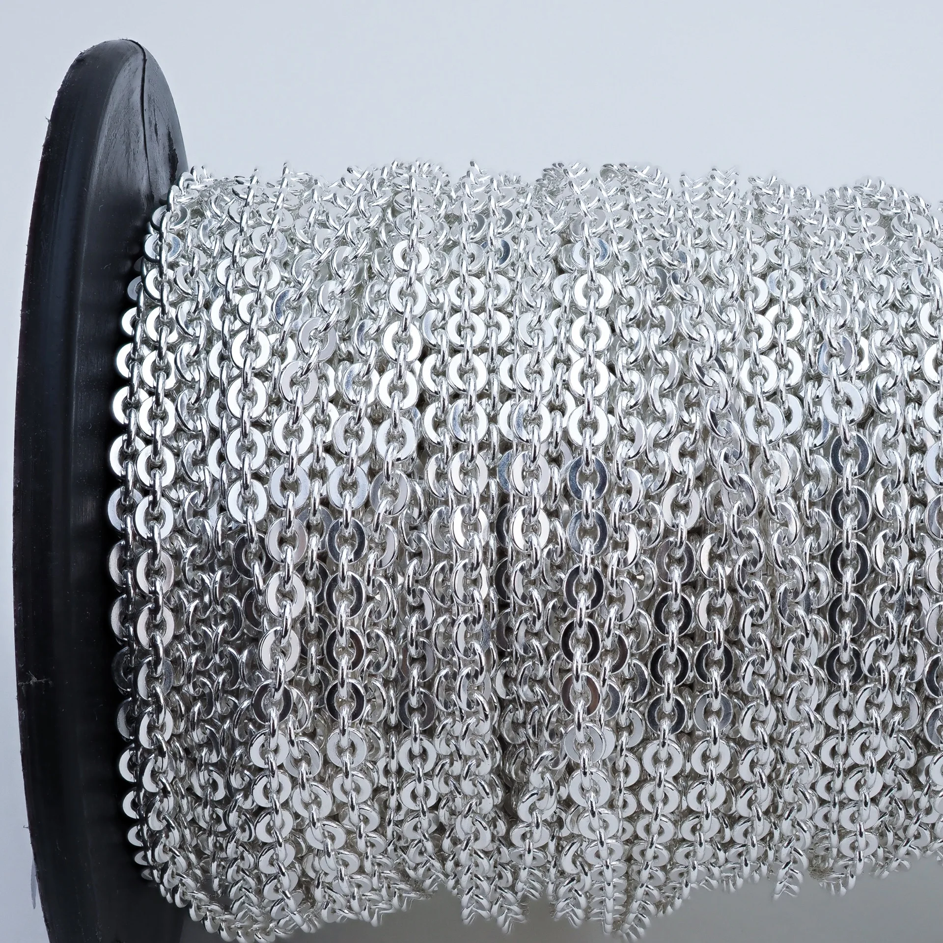 Wholesale Top Quality 925 Sterling Silver Chains On The Spool Making ...