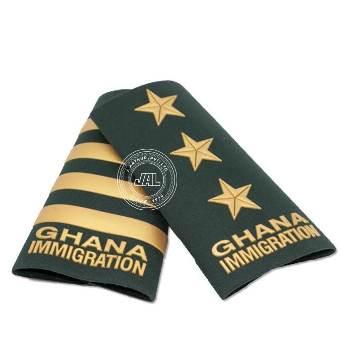 Customized Uniform Fashion Epaulettes Officer Uniform Shoulder Boards ...