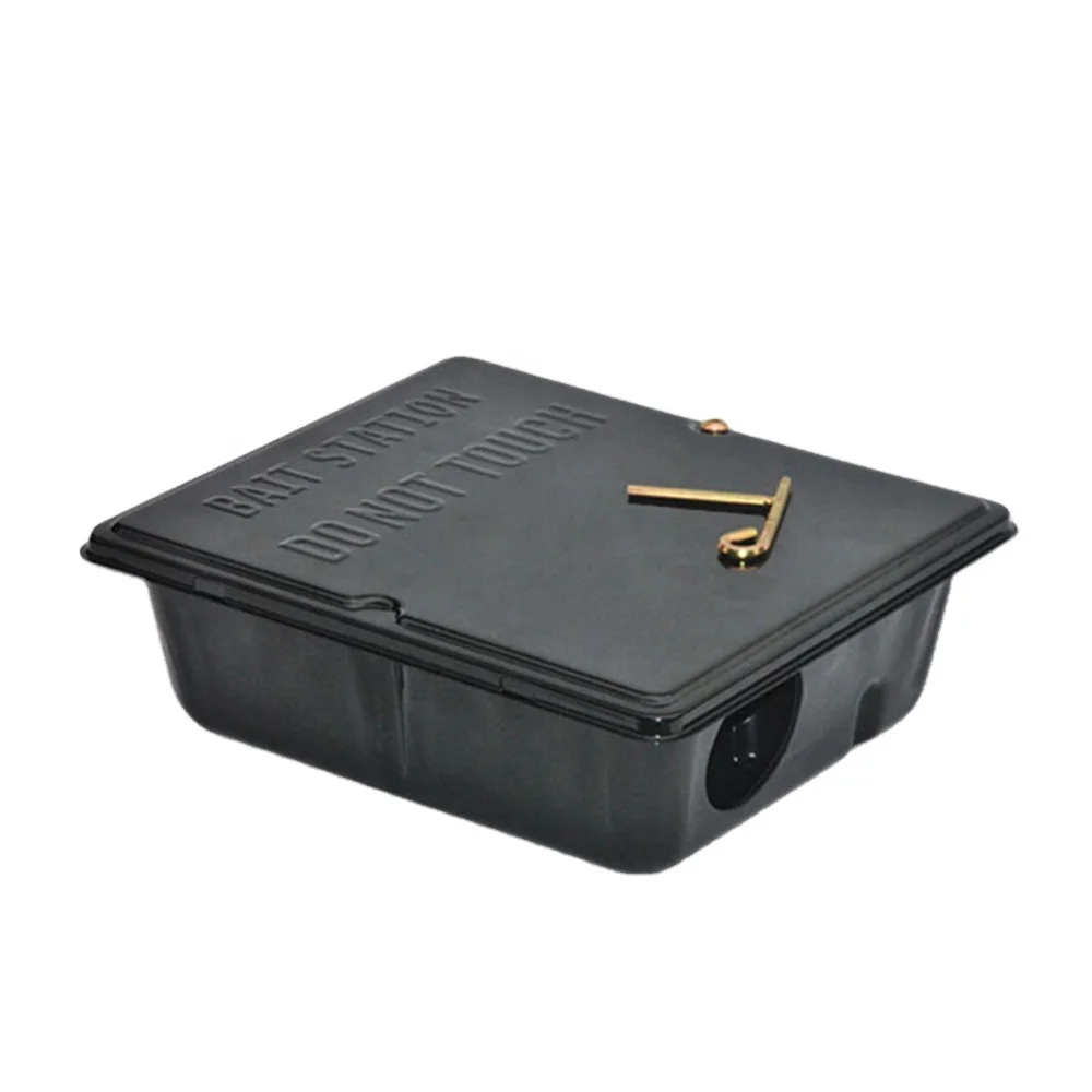 Metal Rodent Bait Station With Black or White Powder Coating Long Life ...