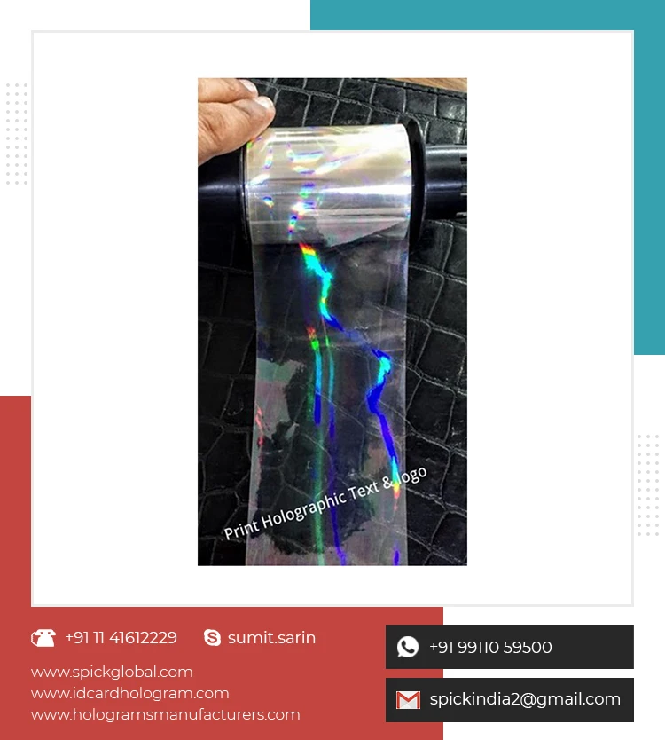 Wholesale Multi Color Holographic Rainbow Ribbon for PVC Card Printer