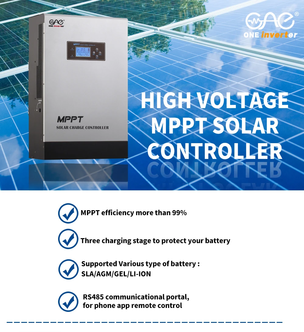 High Voltage MPPT 100A 240V 360V 384V Industrial Commercial Solar Mppt ...