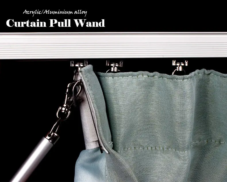 Transparent Clear Acrylic Curtain Pull Stick Acrylic Curtain Stick ...