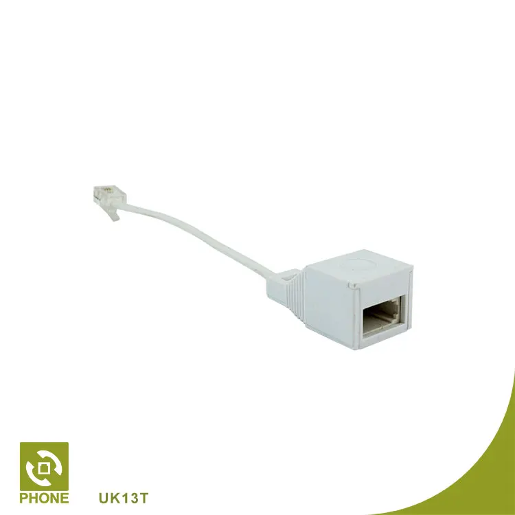 Uk To Rj11 Phone Adaptor With Short Cable - Buy Us Rj11 6p4c Male Plug ...