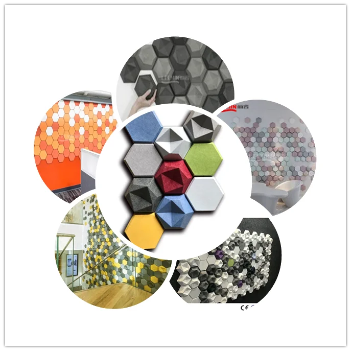 Hexagon Acoustic Parametric Wall Art - 3D Hexagonal Panels
