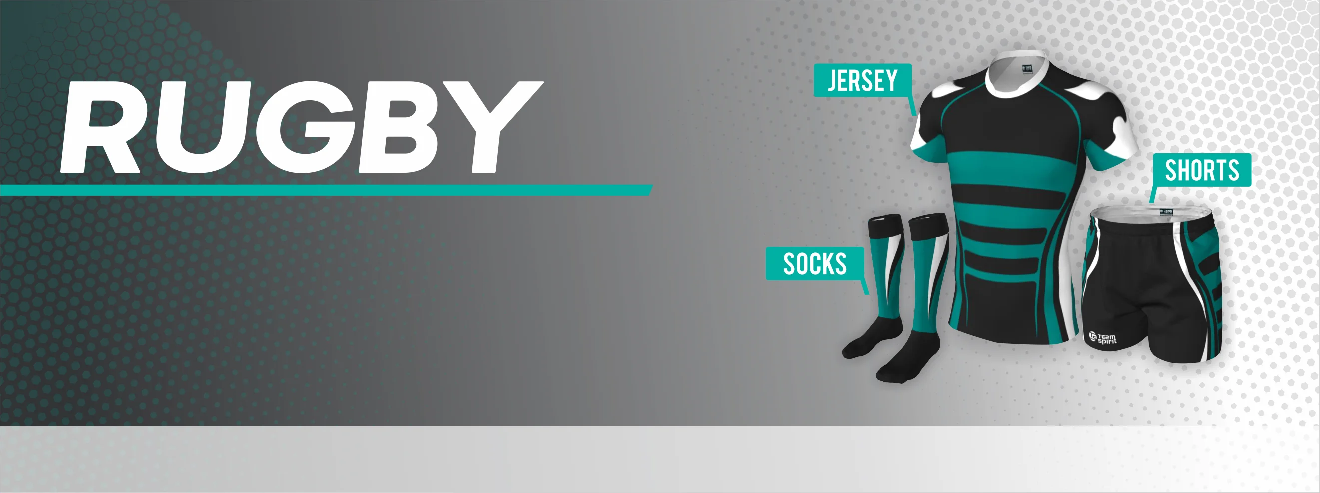 Rugby Football Wear Uniform Shirt Jersey Set Custom Sublimate Long ...