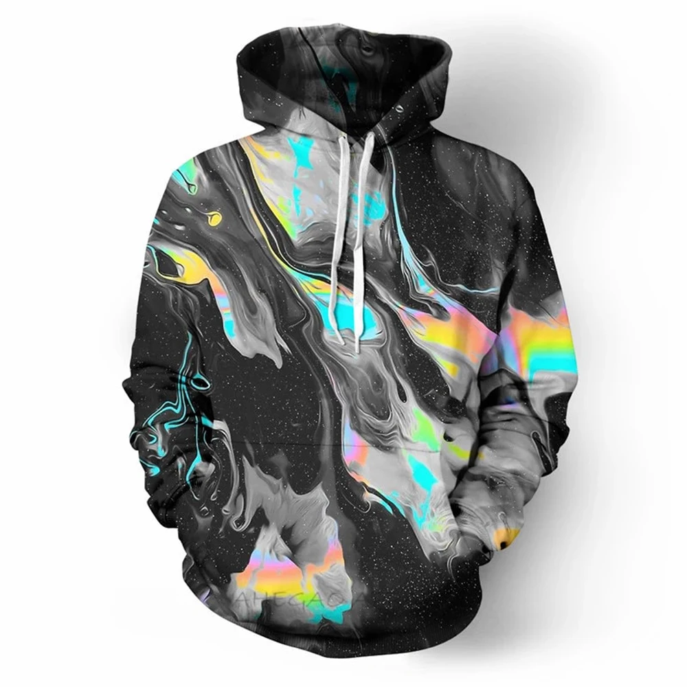 Custom Printed Men's Winter Hooded Sweatshirts High Quality 3D ...