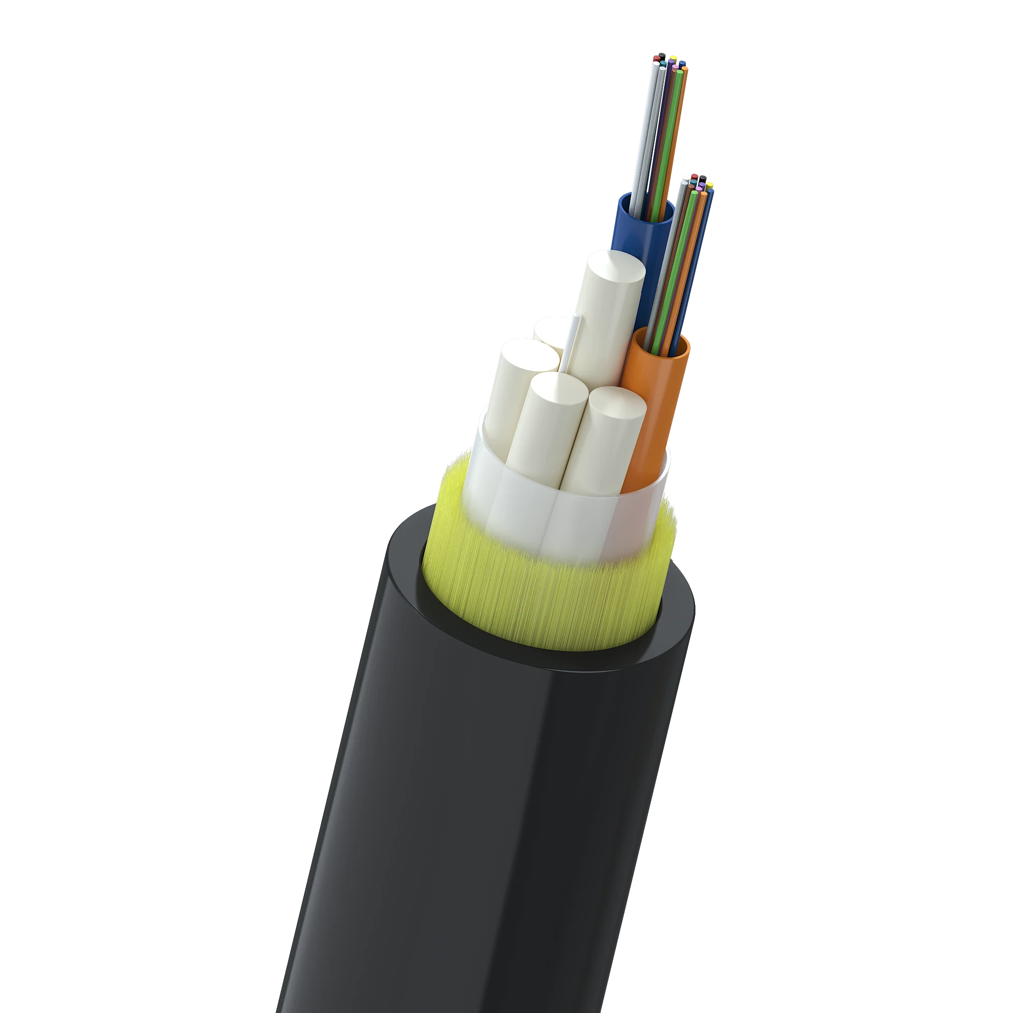 Adss Fiber Optic Cable For Nesc Max.span 200meter And Initial Sag 1.5% ...