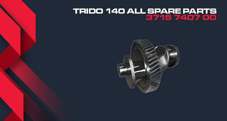 Crank Shaft for Atlas Copco Trido 140 Flush Pump Part 3715 7407 00