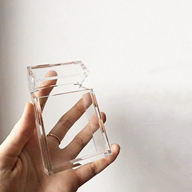 Helmut Lang Cigarette Case - Clear Acrylic Box Customized