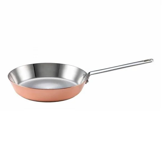 Copper Cookware - Handmade Frying Pans with Brass Handles
