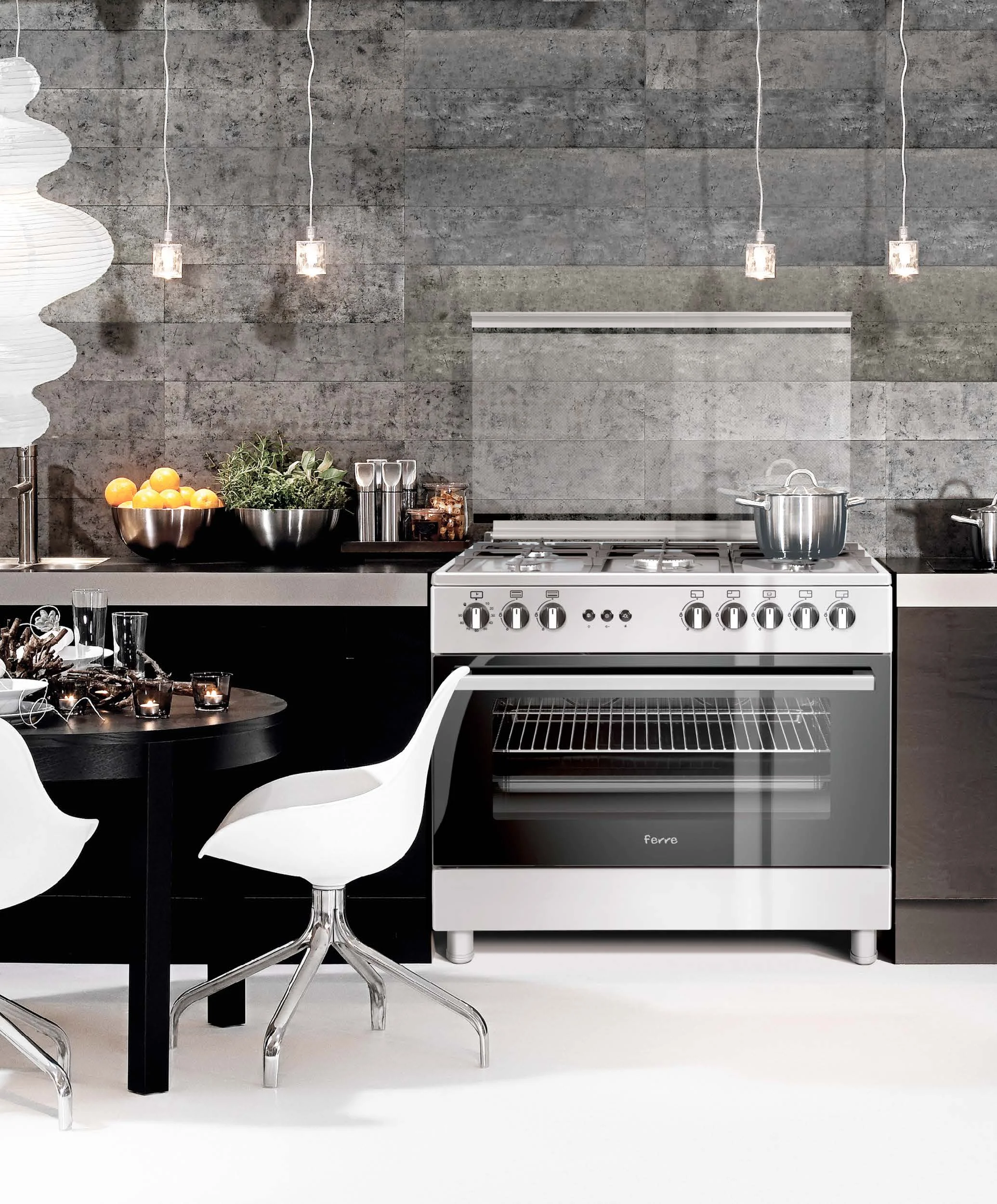 International Popular Free Standing Cooker-oven 60x60 Cm With Full ...