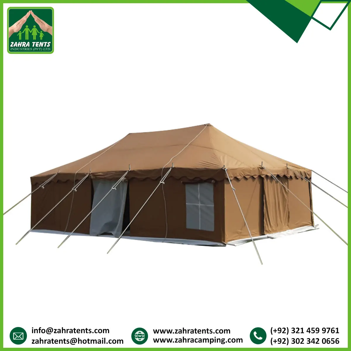 Heavy Duty Canvas Deluxe Kuwaiti Style Tent - Best Quality