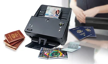 Plustek PT2160 High-Speed Duplex Scanner - 60ppm Color Scan