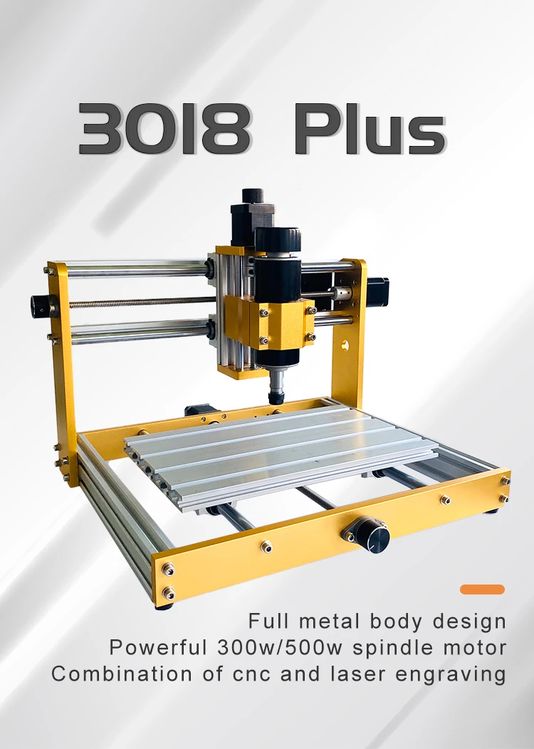 Upgrade 3018 Pro Diy Cnc 3018 Plus Engraving Cutting Milling Machine ...