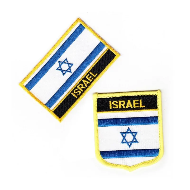 Custom Country Flag Embroidered Tactical Flag Israel Patch - Buy Israel ...