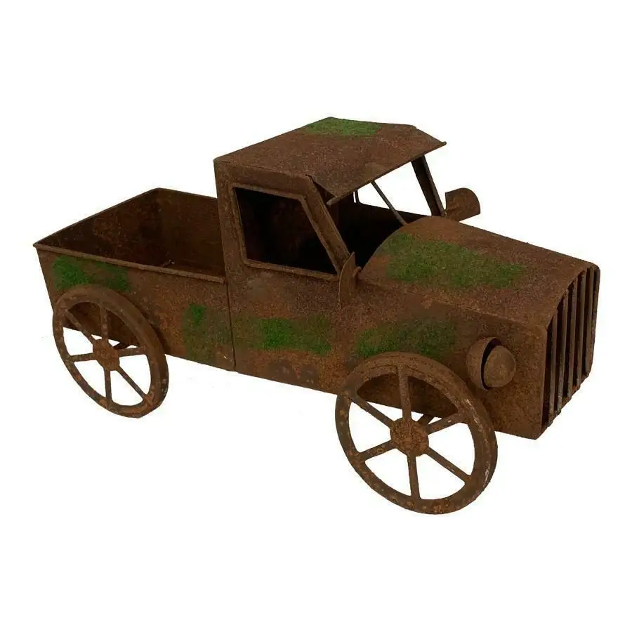 HOT SALE PLANTER ANTIQUE GARDEN DECORATION FLOWER POT METAL CAR PLANTER ...
