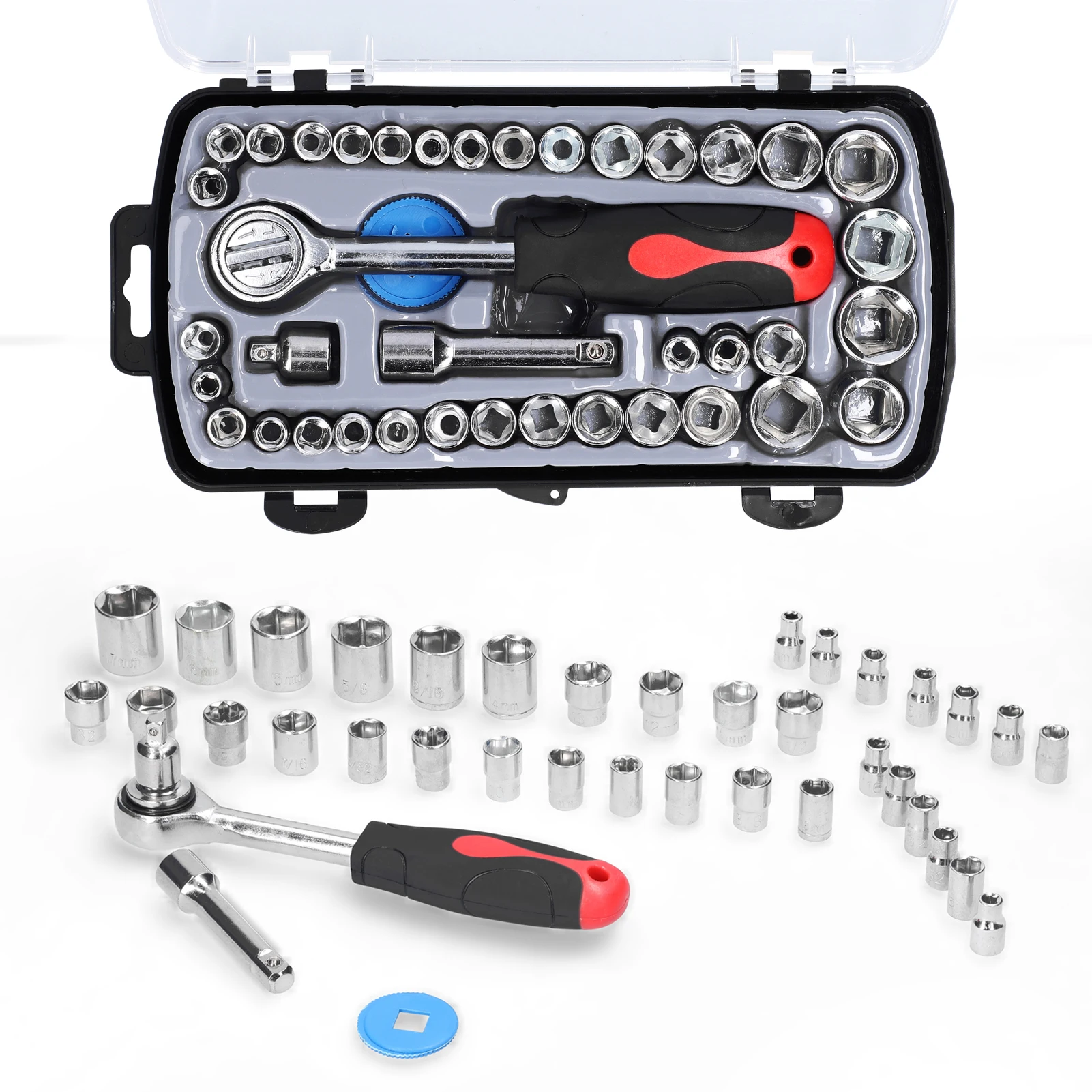 40 PCS Socket Set for Practical Motorcycle Repairs Tools