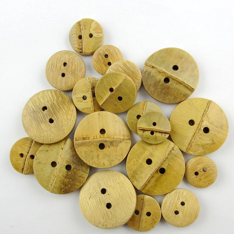 Premium Quality Animal Wood Bamboo Buttons Wooden Button Decorations ...
