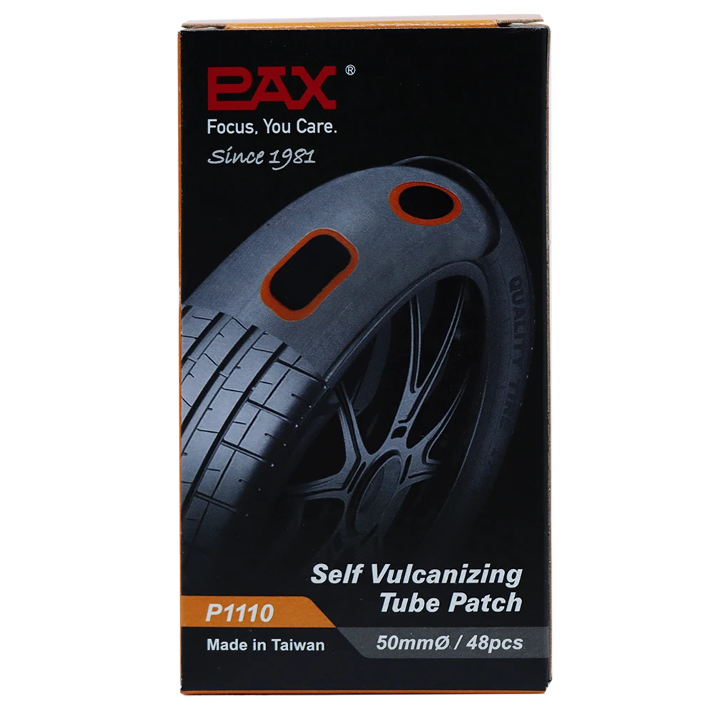 Pax 48pcs 50mm Round Inner Tube Tyre Tire Repair Black Cold Patches For ...