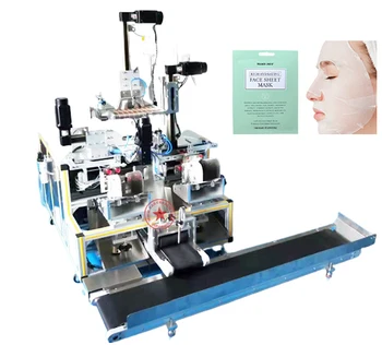 Small Semi Auto Full Automatic Skin Care Beauty Face Facial Sheet Mask ...