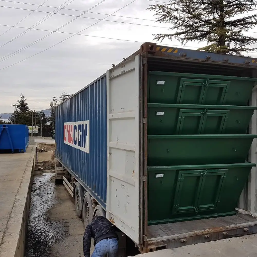 Skip Garbage Waste Container - Buy Metal Garbage Skip Container,Skip ...