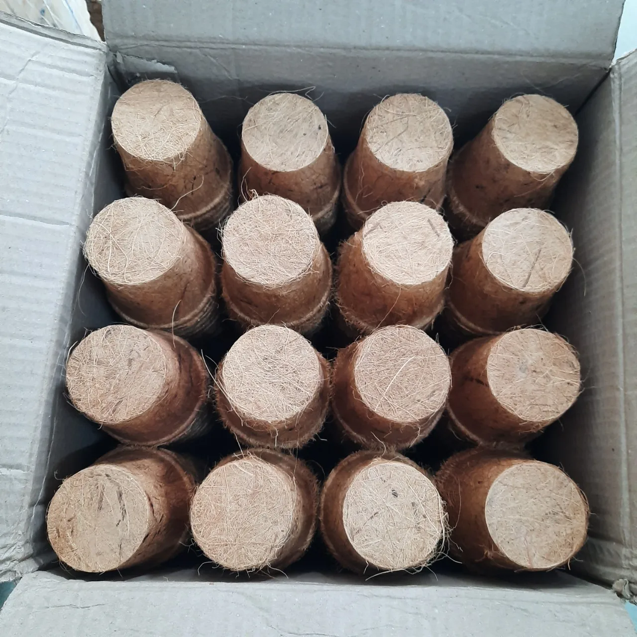 High Quality Round Coconut Fiber Pots Square Coco Coir Pot For Plants ...