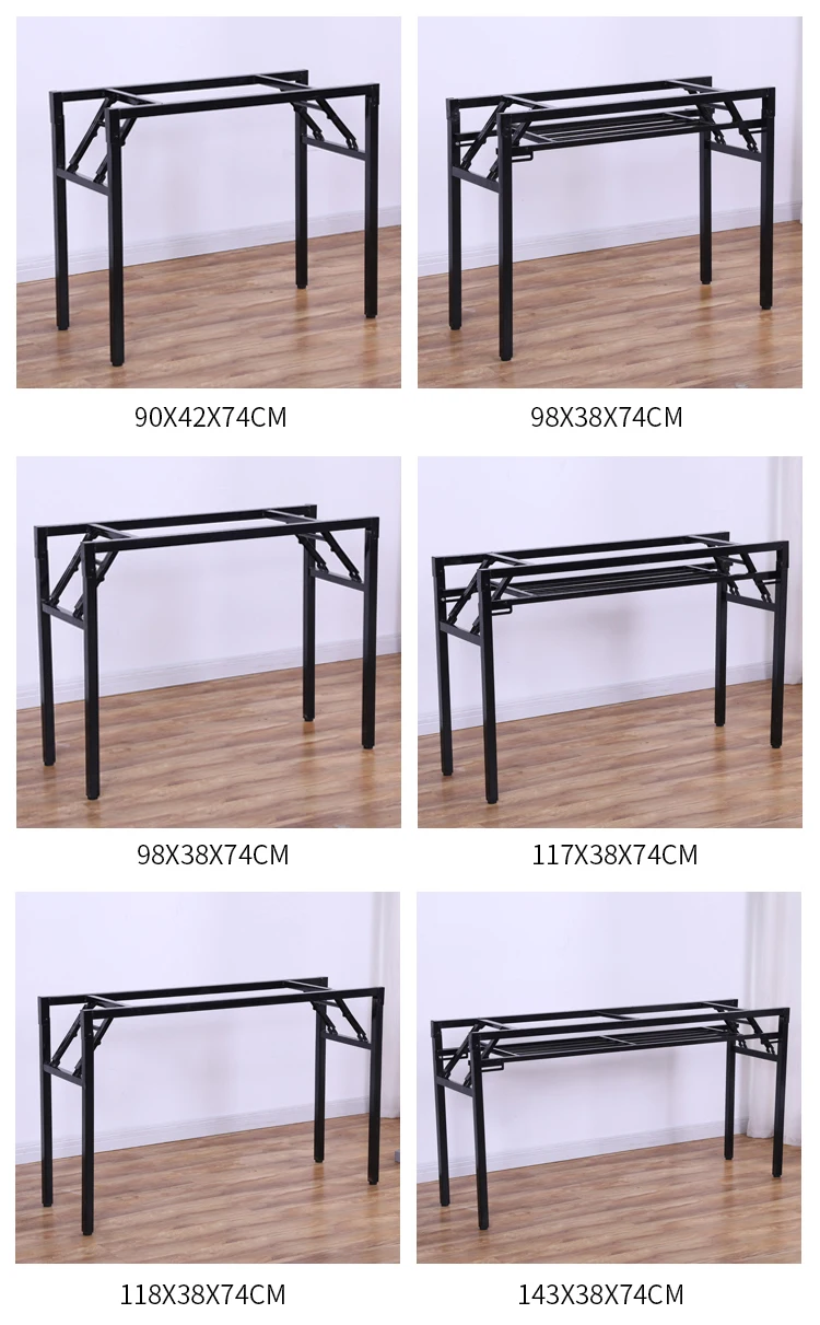 Modern Folding Table Leg Frame for Office & Kitchen - Portable Metal ...