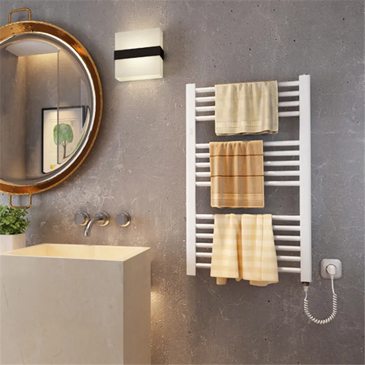Avonflow Electric Heated Towel Radiator Towel Rail Wall Mounted Towel ...