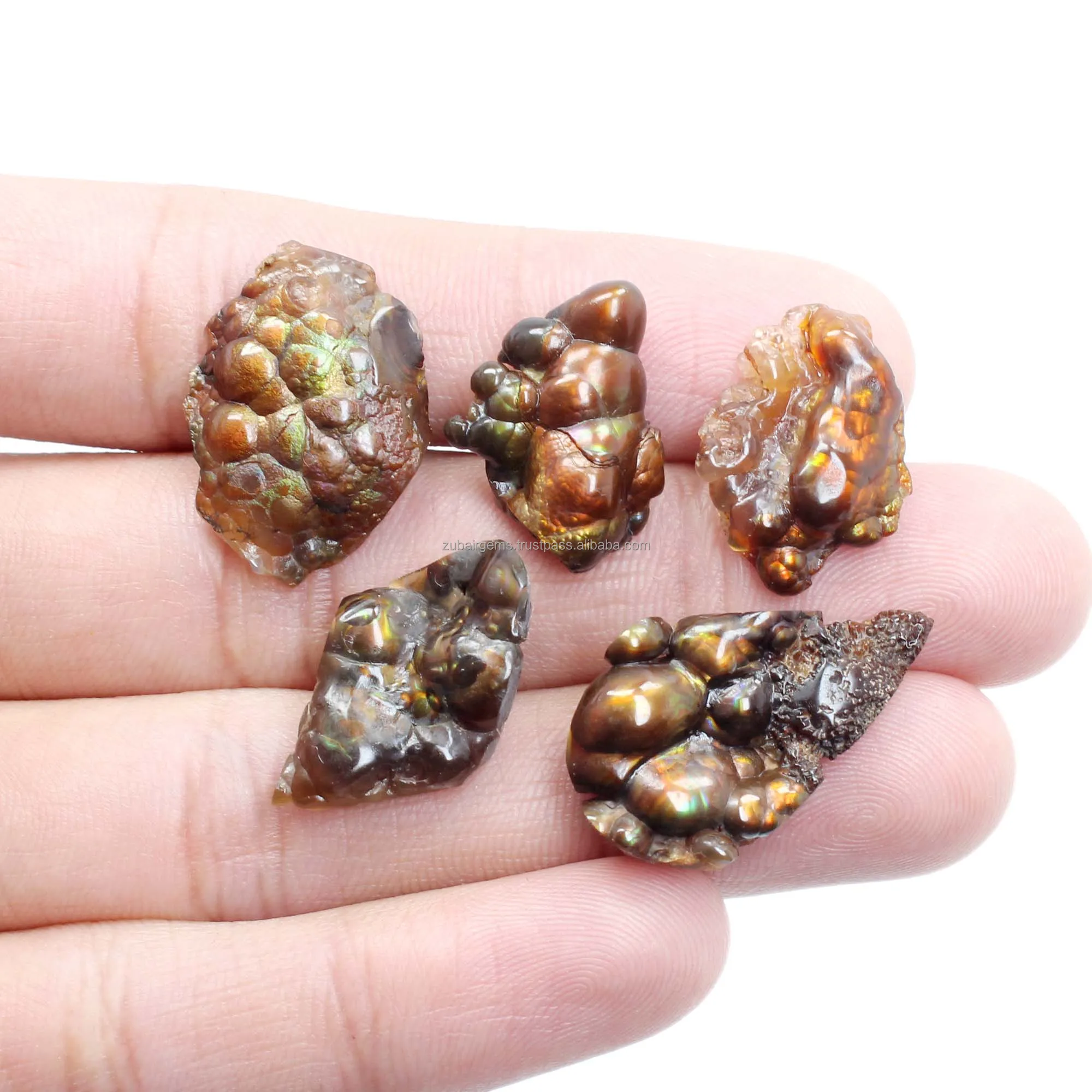 Natural Mexican Fire Agate Rough Druzy Cabochon Fancy Shape Gemstone ...