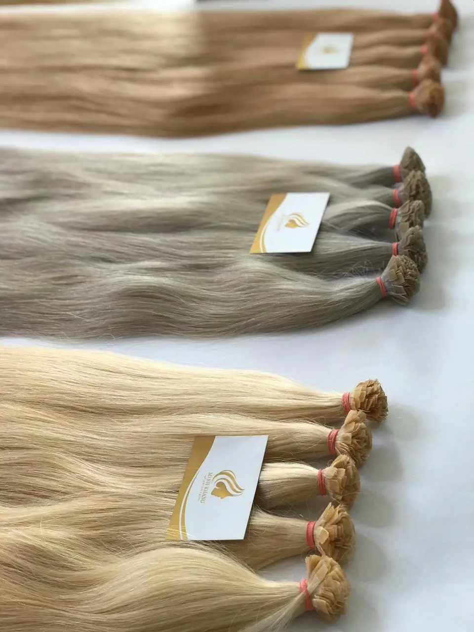 Italian Vietnamese Keratin Pre-Bonded Tips Cuticle Aligned Remy Hair ...