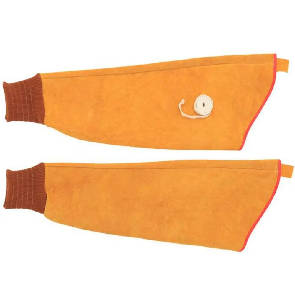 High-resistant Fireproof Leather Welding Safety Sleeves