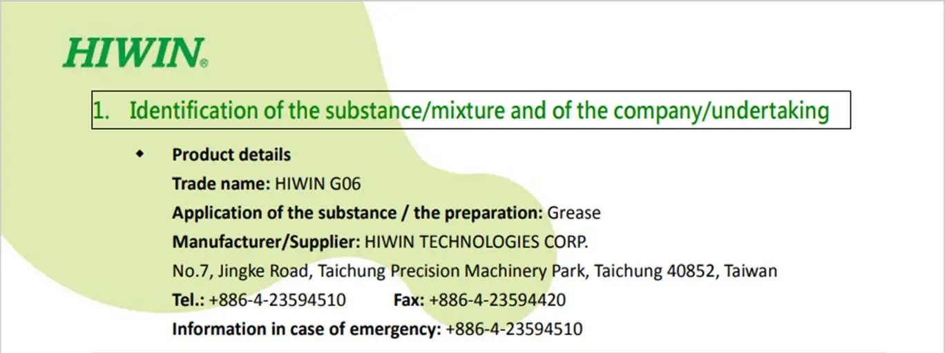 G05 Brown HIWIN Mineral Lubricating Oil Grease - Industrial Lubricant